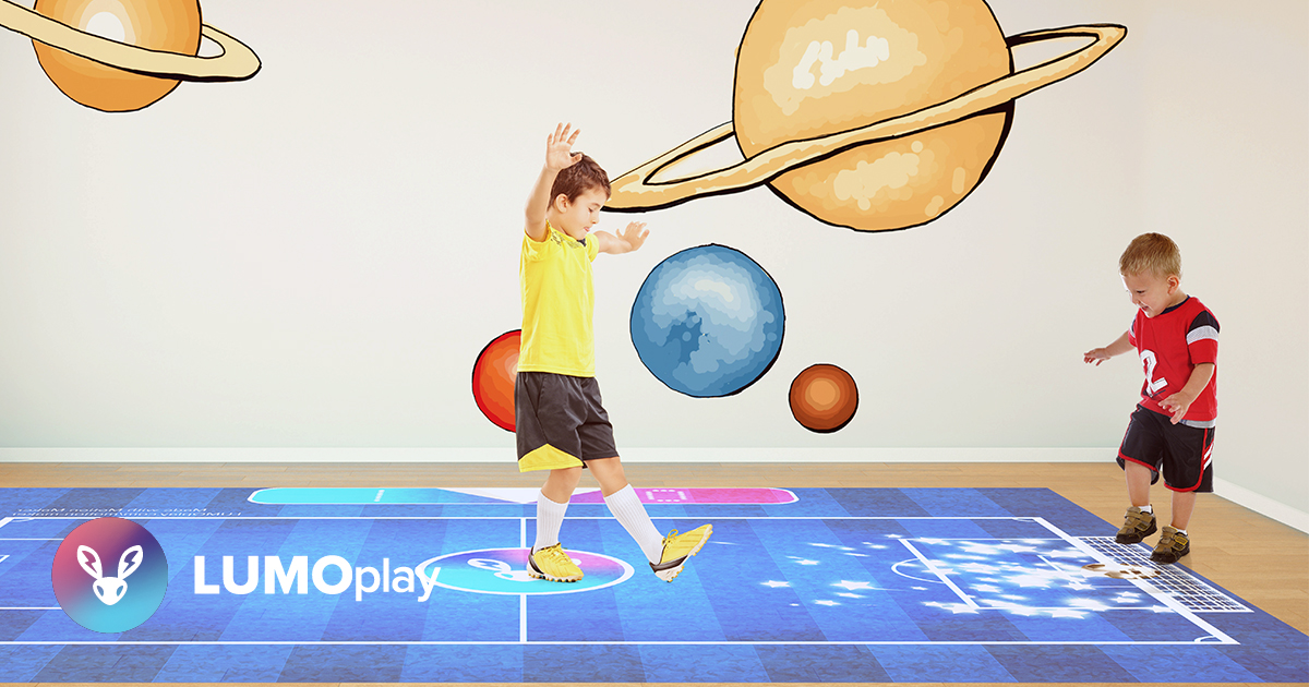 Free interactive floor projection game works with any projector! | LUMOplay