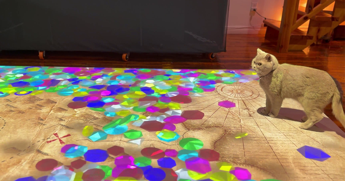 Yarr! This pirate themed interactive floor is covered in beautiful ...