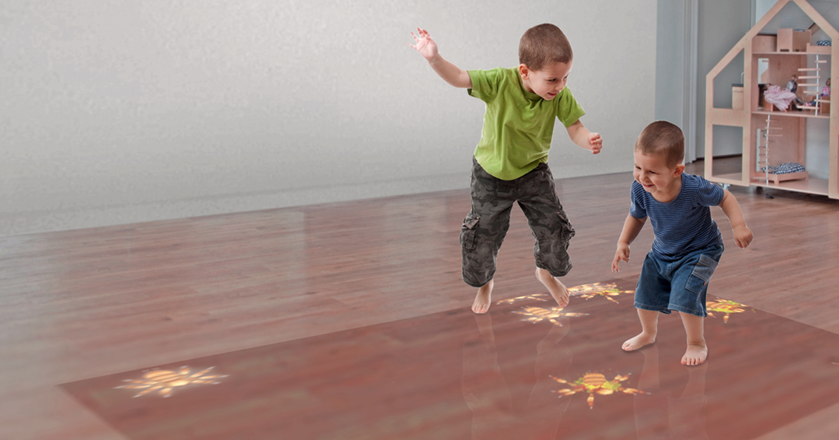 Spider Wall Crawlers interactive floor or wall game | LUMOplay