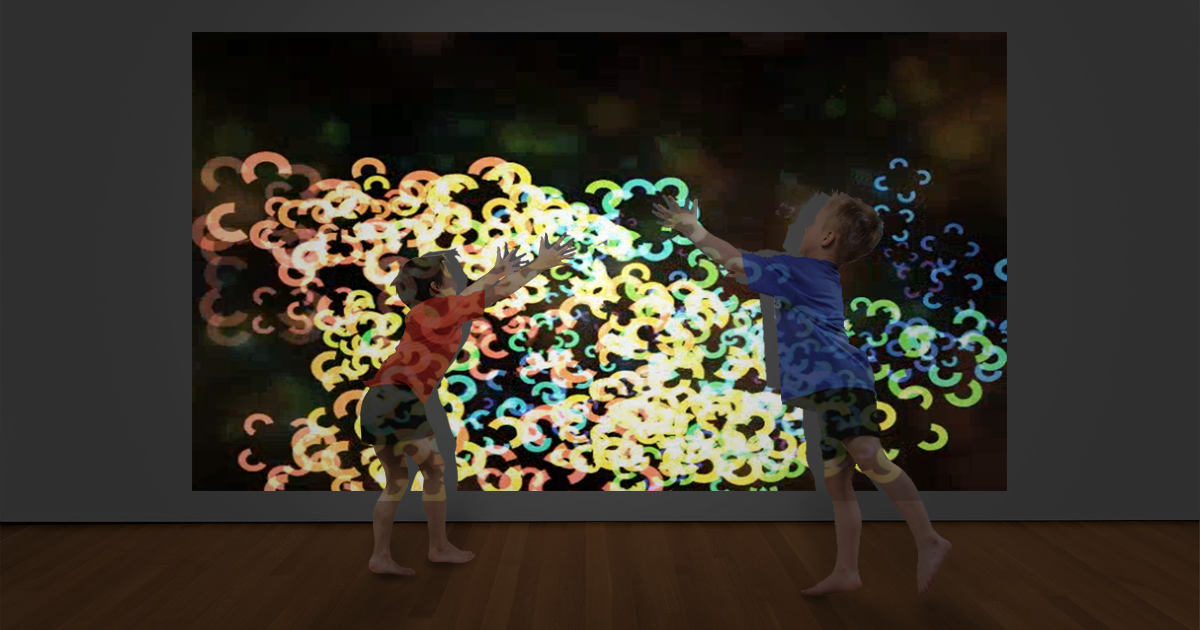 Get Curvy Shapes - an interactive wall projection effect from Lumo Play ...